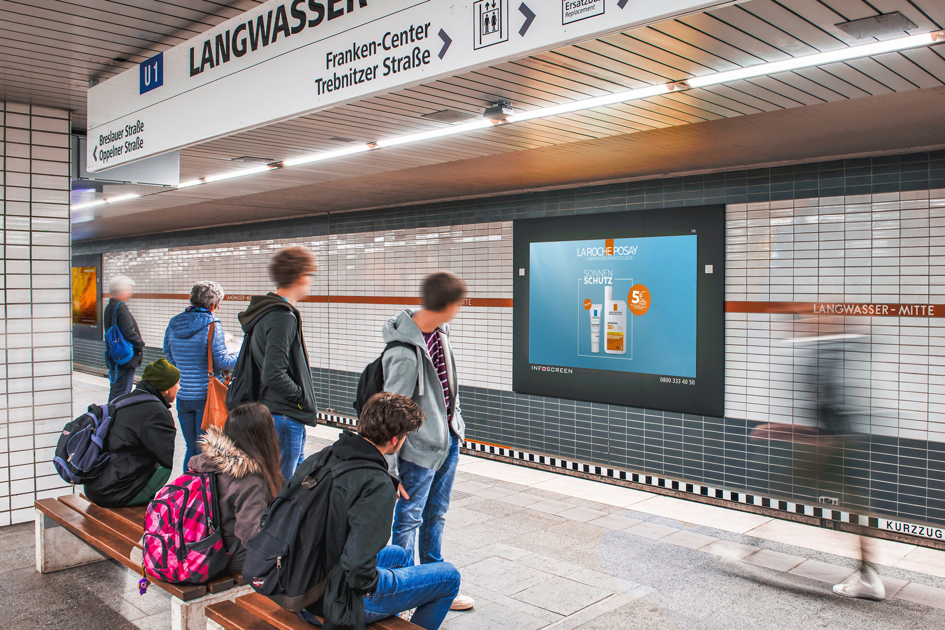 STRÖER | Cases LA ROCHE POSAY Case DOOH Companion Ad | STRÖER