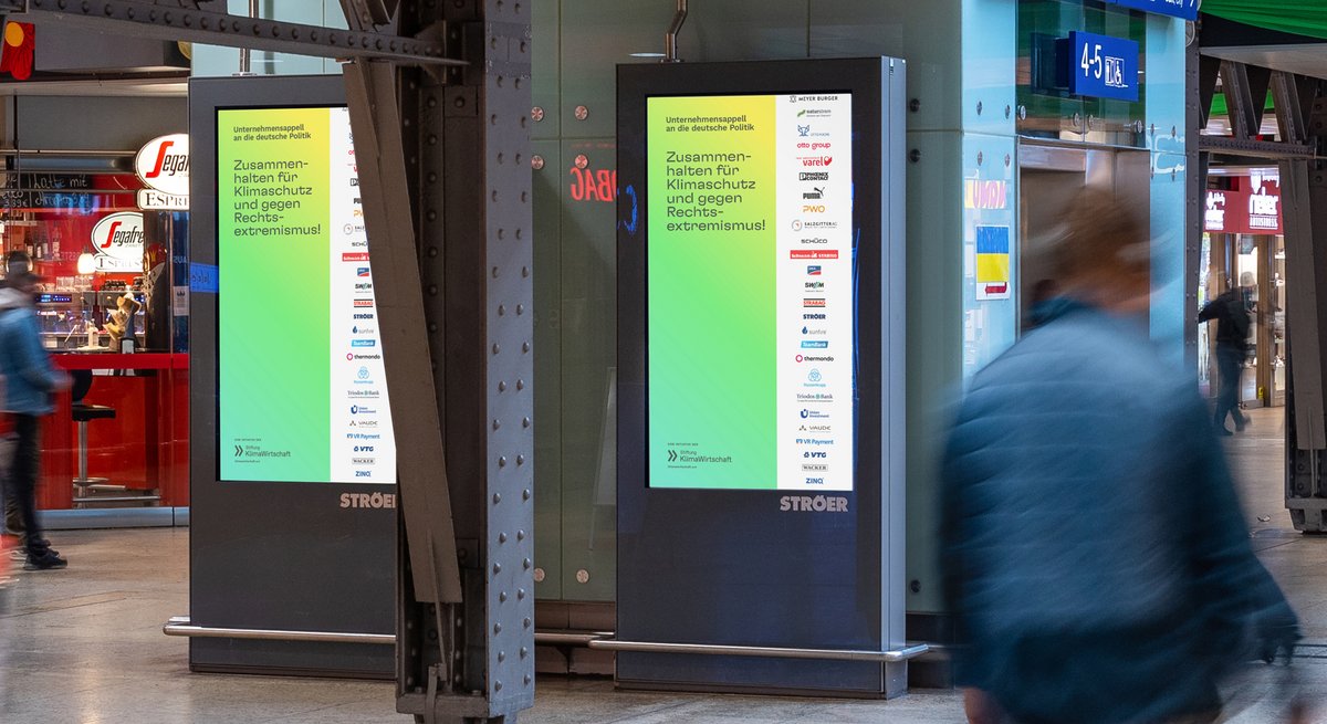 Stiftung KlimaWirtschaft and Ströer with campaign for transformation ...