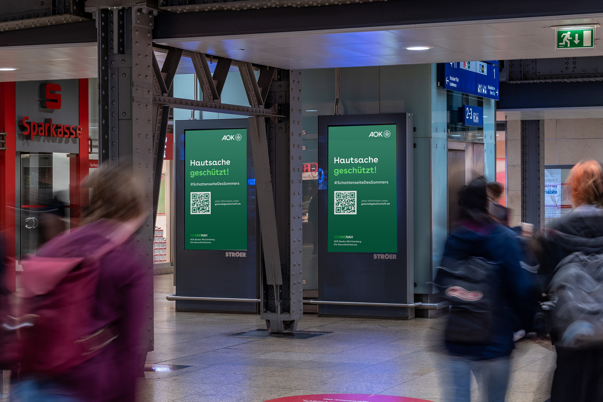 STRÖER | Cases AOK Case UV Index Targeting | STRÖER